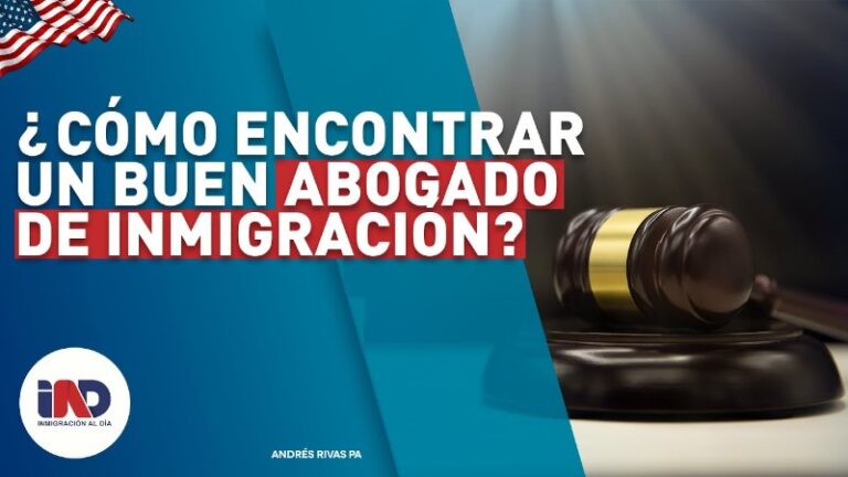 Cómo Encontrar Asistencia Legal Gratuita o de Bajo Costo para Asuntos de Inmigración en los ...